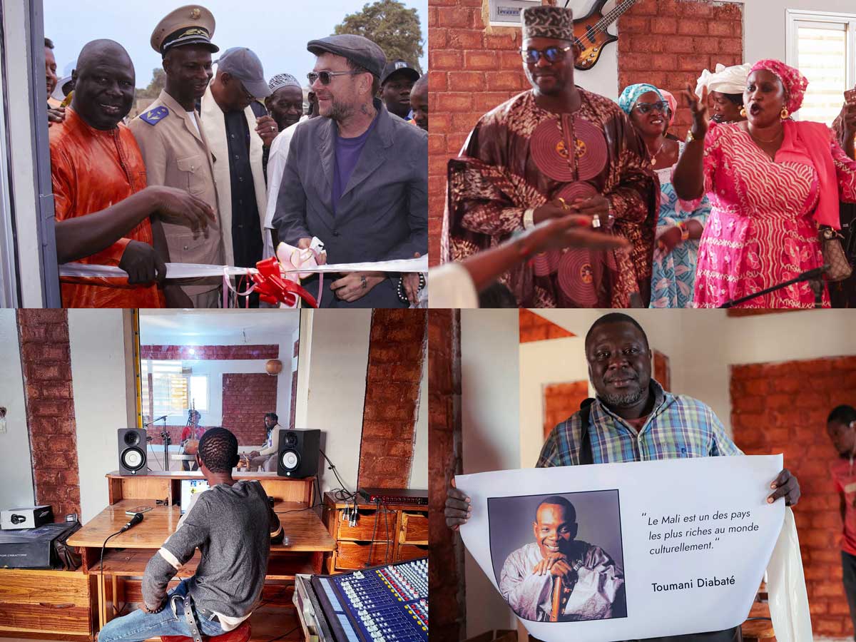 Opening the Toumani Diabaté recording studio in Mali with the support ...